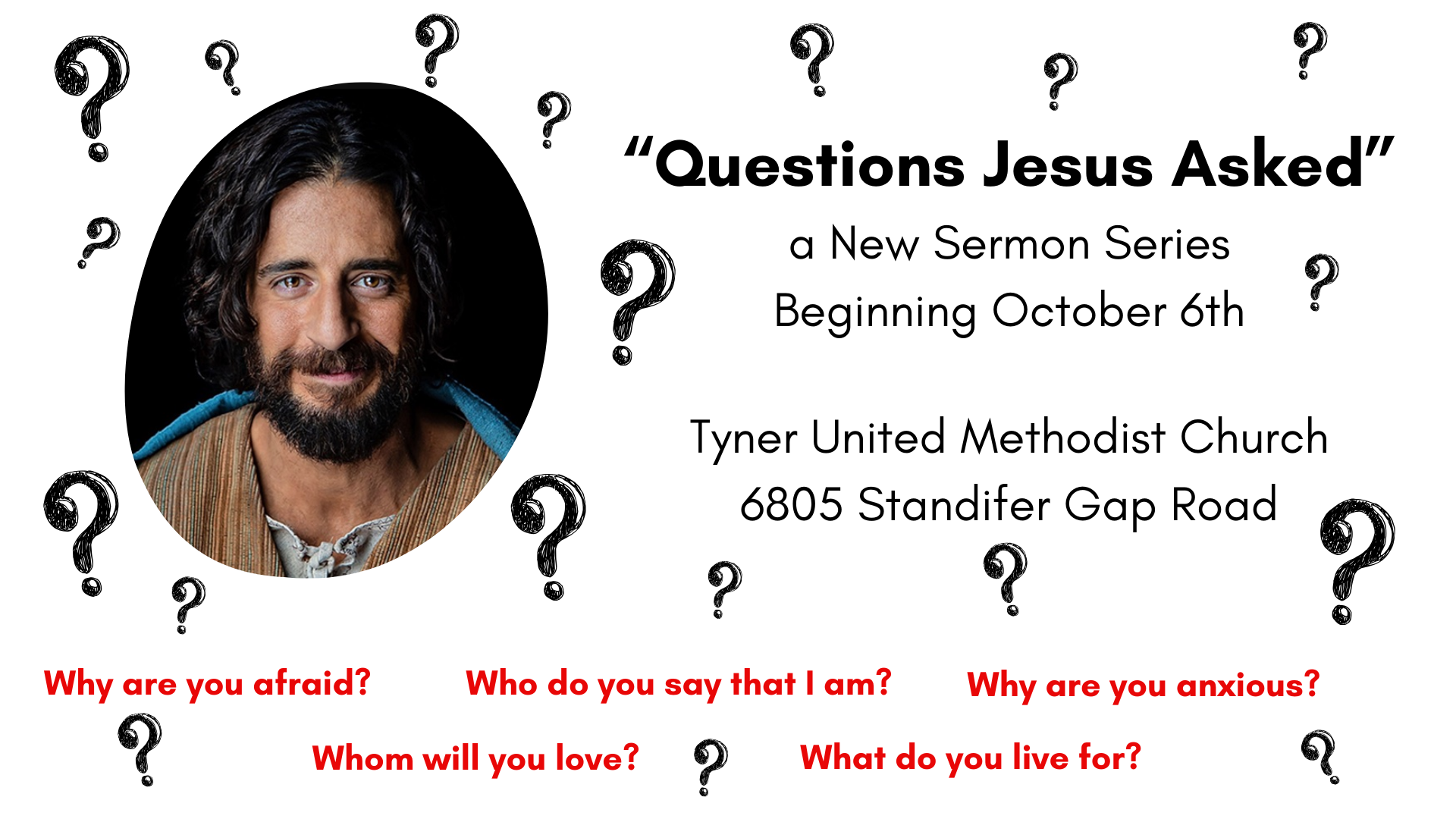 October 20, 2024 // The Table // Questions Jesus Asked: Why Are You ...